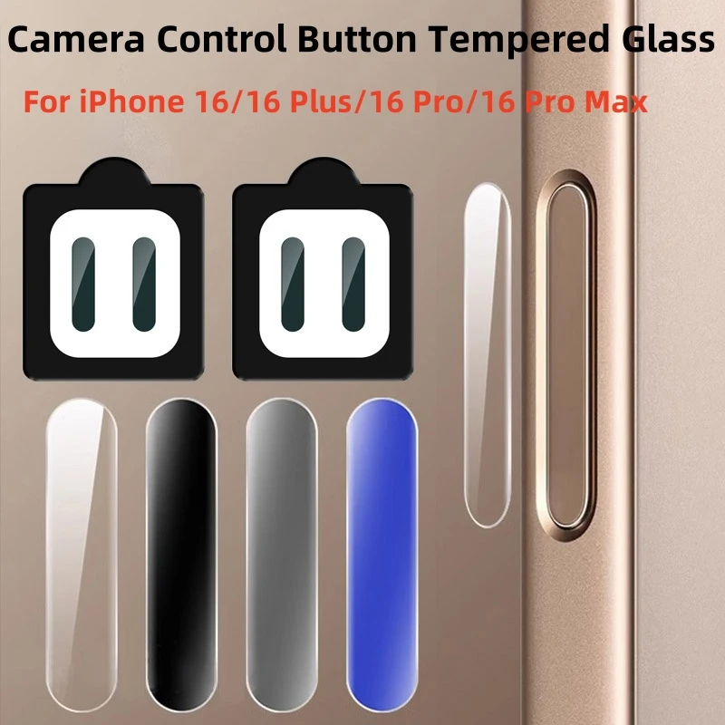 2PCS-Side-Tempered-Glass-For-iPhone-16-Pro-Max-Camera-Control-Button ...