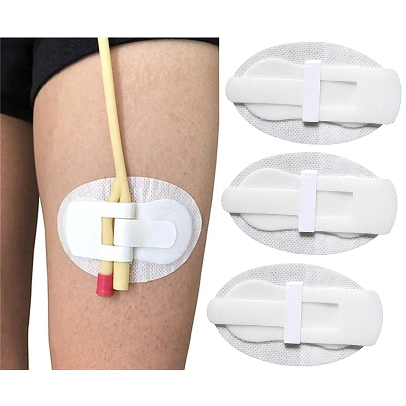 Catheter-Holder-Tube-Sticker-Bag-Strap-Urinary-Leg-Legband-Adhesive ...
