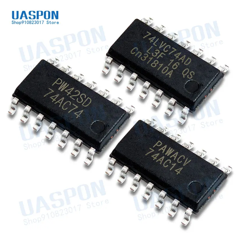 5pcs-SOP-14-74AC74SC-74AC74-74AC74SCX-SOP14-74AC14SCX-74AC14-SN74AC14DR ...