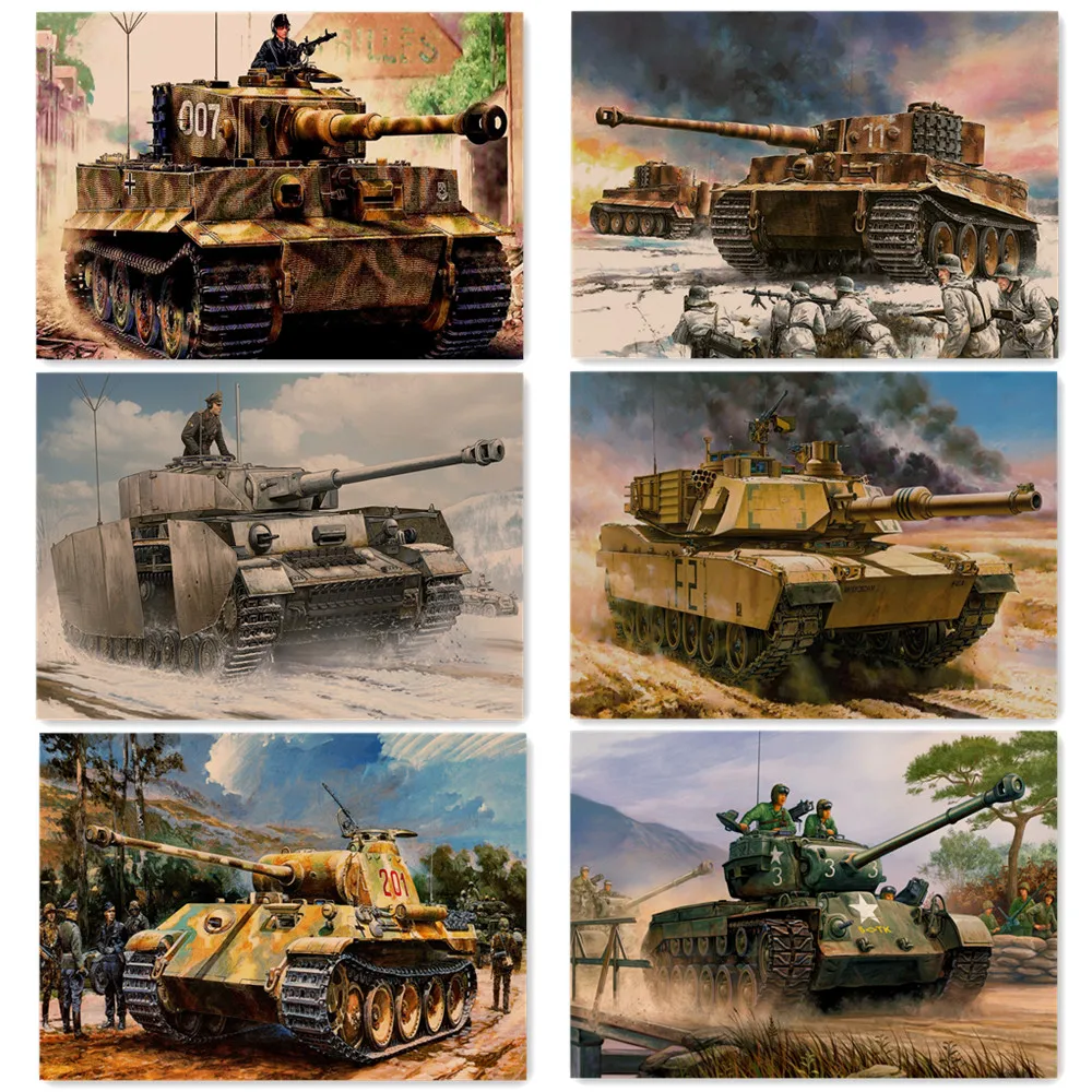 Ww2 Tiger Tank Art