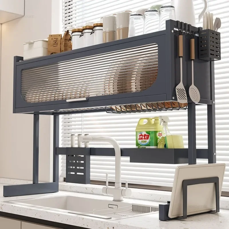 Rust-proof-Dish-Drainer-for-Kitchen-Sink-Multifunctional-Countertop ...