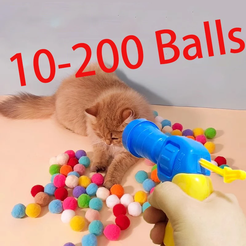 Cat Toy Ball Interactive Launch Training Toy For Pet Puppy Dog Kitten ...
