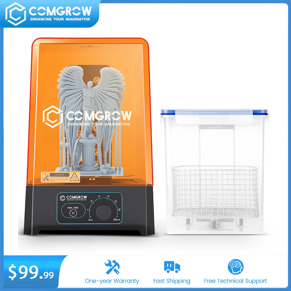 COMGROW-SL3-Wash-Cure-Machine-For-ELEGOO-Mars-ANYCUBIC-Photon-Series ...
