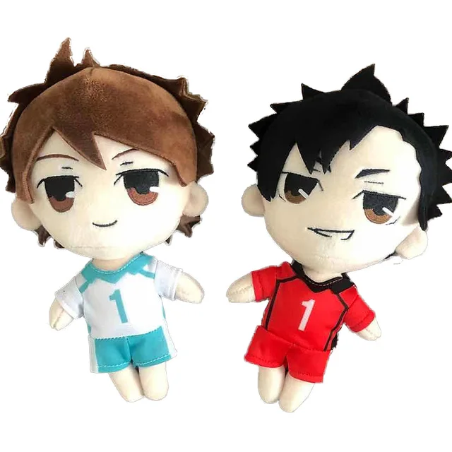 20cm Anime Kawaii Haikyuu Plush Toys TORU OIKAWA Hinata Shoyo Kageyama ...