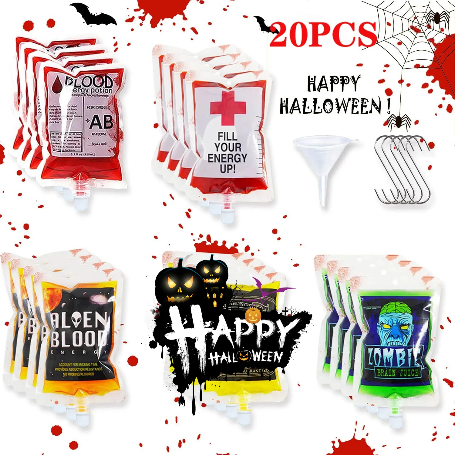 Reusable-Blood-Container-for-Vampire-Zombie-Costumes-Cosplay-Props ...