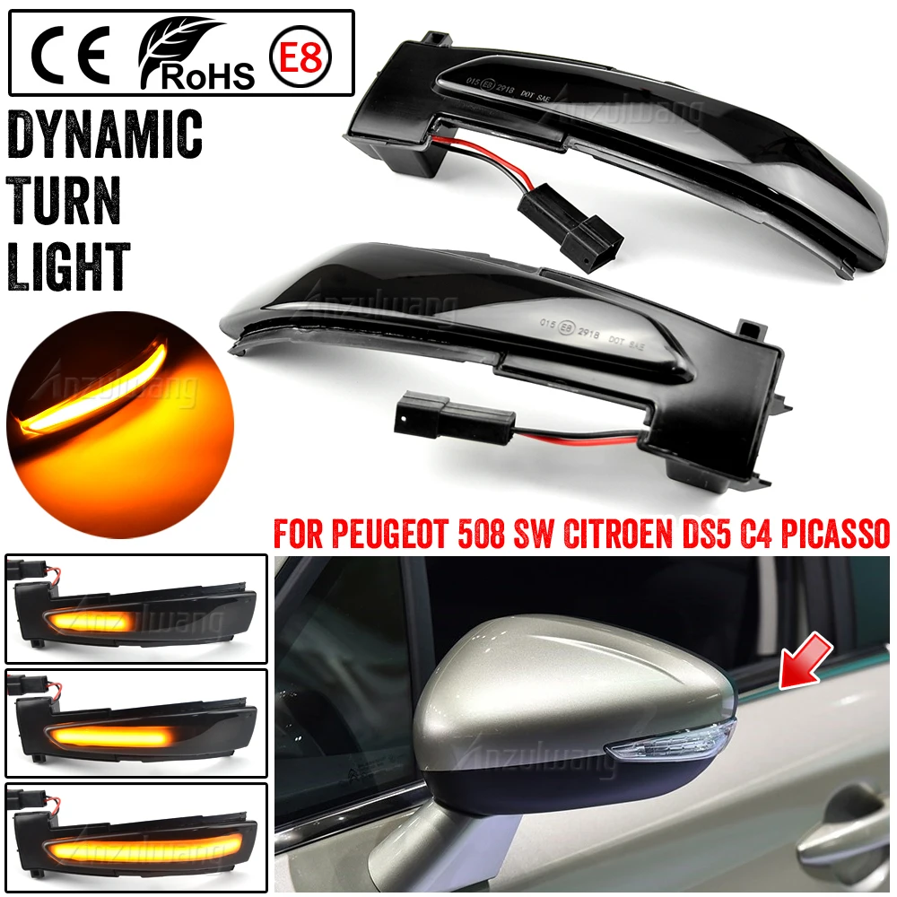 Side-Mirror-Flasher-Lamp-Dynamic-Blinker-LED-Turn-Signal-Light-For ...