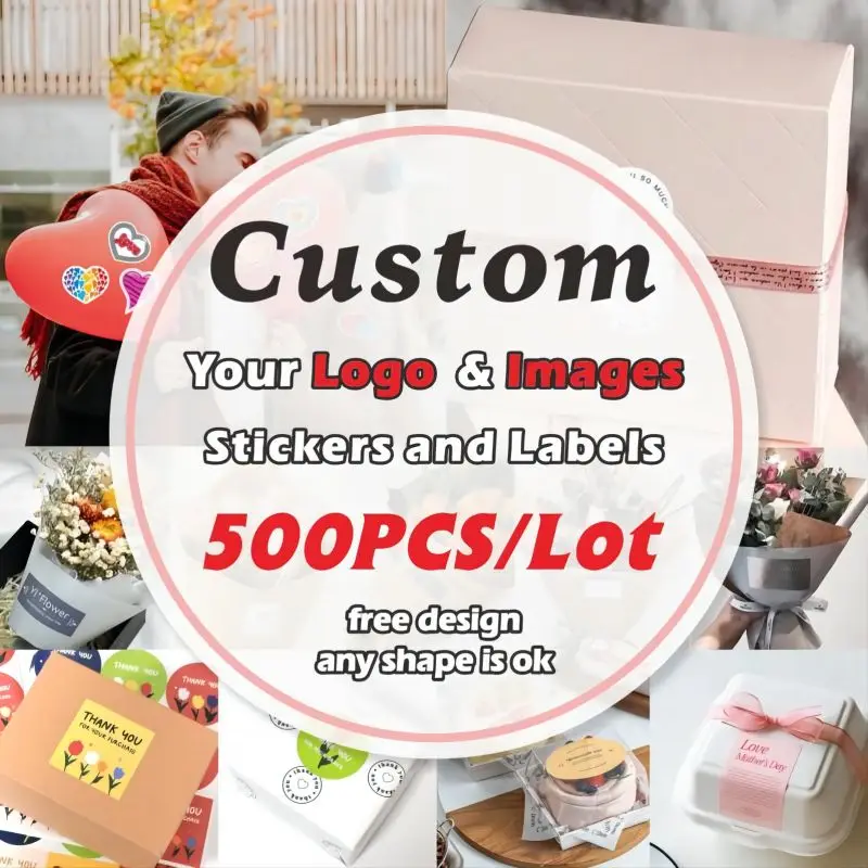 500PCS-Custom-Stickers-and-Personalized-Logo-Wedding-Birthday-Gift-Box ...