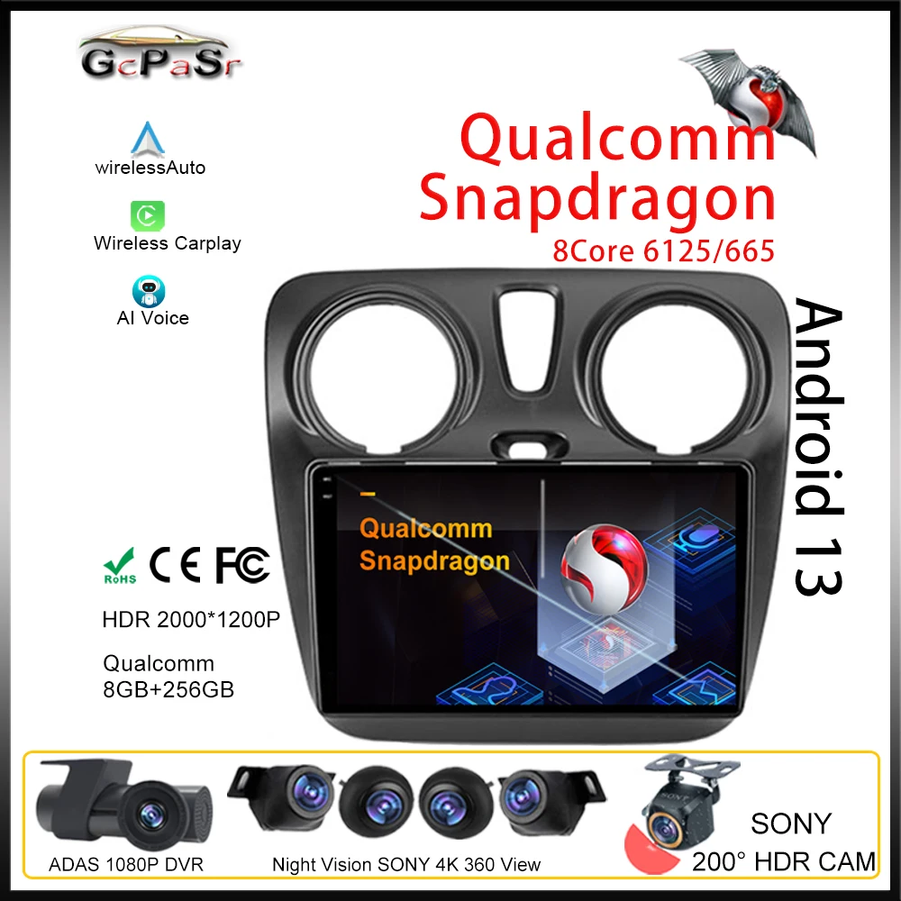 Qualcomm-Auto-Android-For-Renault-Lodgy-2021-Carplay-Car-Radio-Player ...