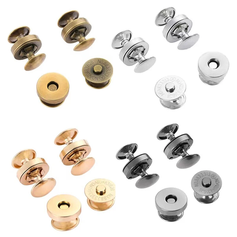 5-Sets-14mm-18mm-Metal-Double-Rivet-Magnetic-Clasps-Buttons-Fastener ...