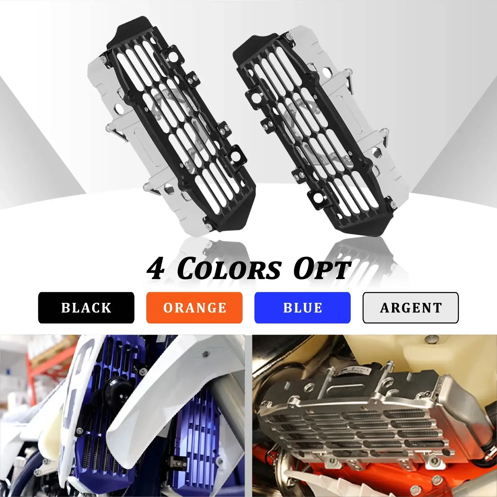 Motorcycle-CNC-Radiator-Guard-Grille-Cover-Protector-For-KTM-EXC-250 ...