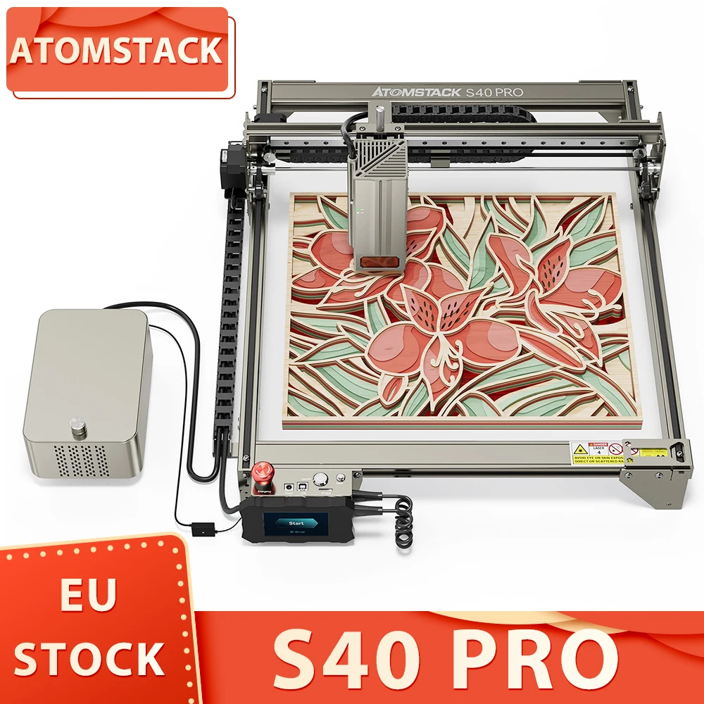 ATOMSTACK-S40-Pro-Laser-Engraver-Cutter-with-F30-Pro-Air-Assist-Kit-48W ...