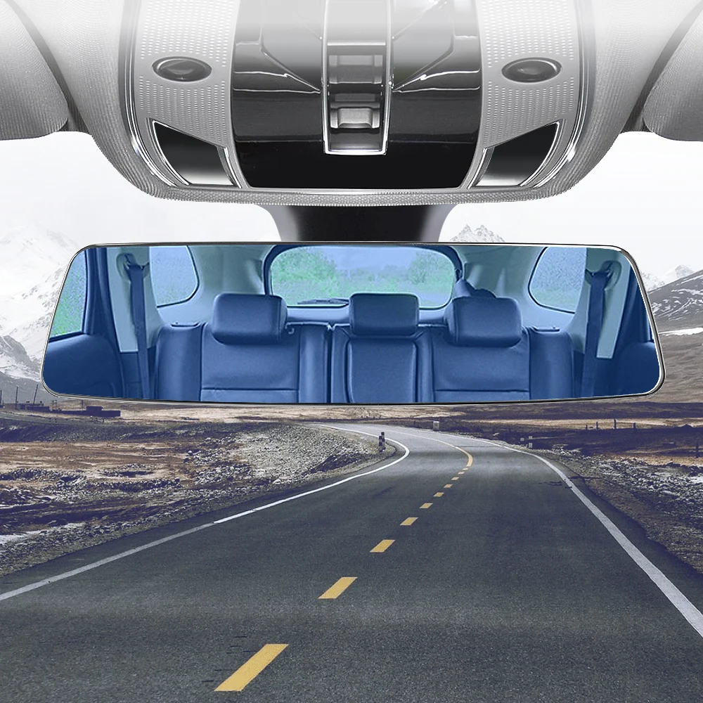 3000R Micro Curvature Lens Anti-glare Wide-angle Blue Frameless Mirror ...