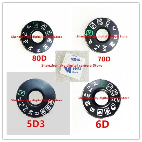 NEW-turntable-Top-cover-button-mode-dial-For-Canon-for-EOS-600D-6D-7D ...