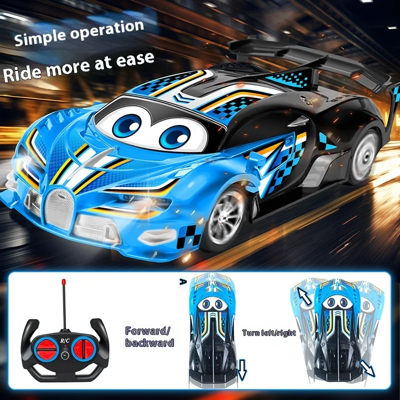 Diy-Sticker-Remote-Control-Racing-Car-1-18-Four-way-Remote-Control-Cute ...
