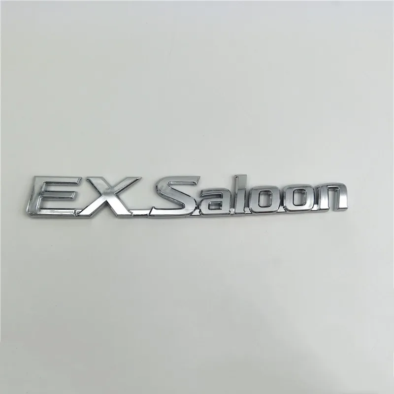 For-Sunny-B15-Ex-Saloon-Silver-Chrome-Emblems-Logo-Rear-Trunk-Nameplate ...