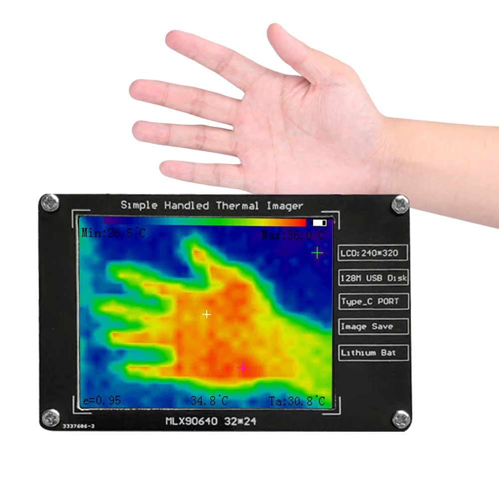 Digital-Infrared-Thermal-Imaging-Camera-Display-LCD-sensores-de ...