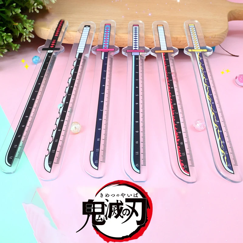 12Cm-Demon-Slayer-Kamado-Tanjirou-Ruler-Japanese-Anime-Peripheral ...