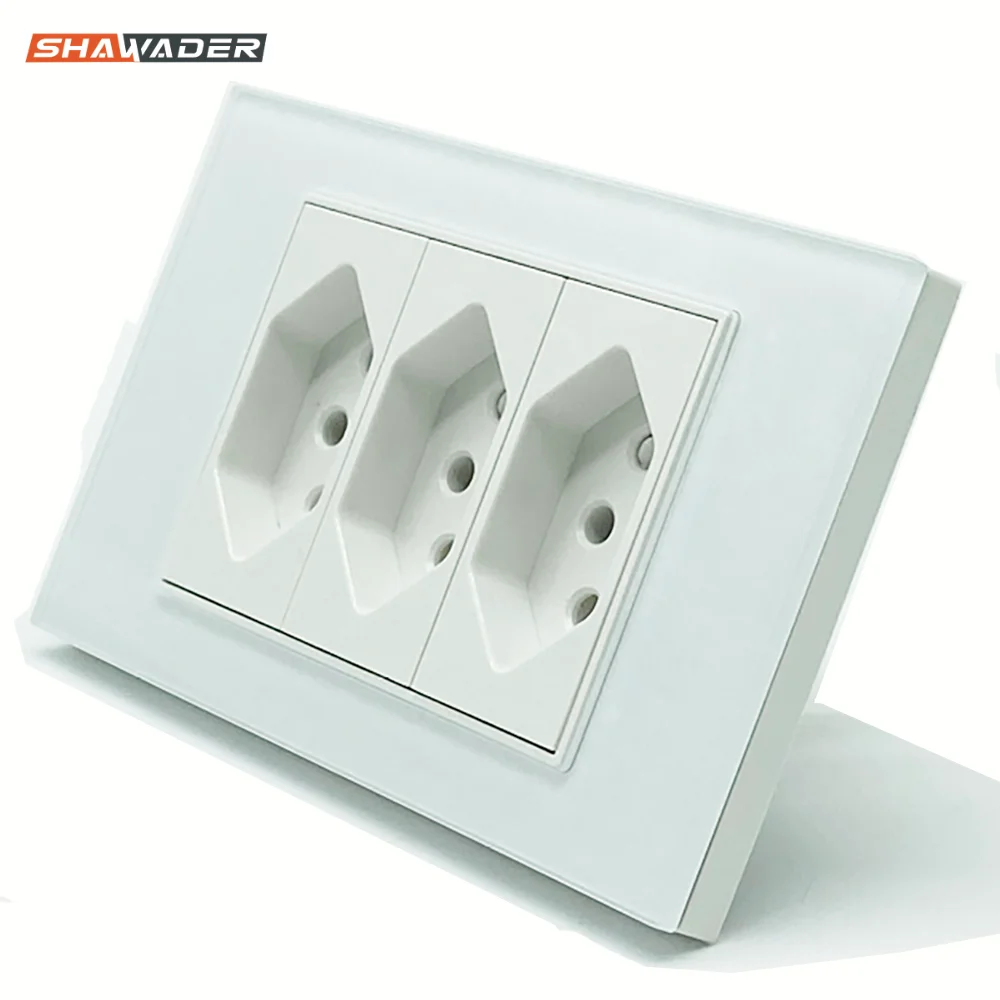 Tomada elétrica brasil brasil tomada usb de parede painel de vidro ...