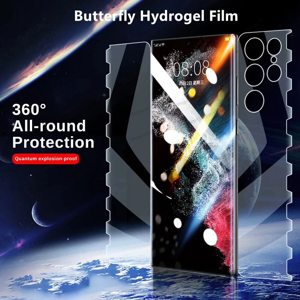 360-Butterfly-Hydrogel-Film-for-Samsung-Note-20-Ultra-8-9-10-Plus-S22 ...