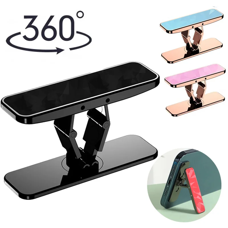 Mini-Folding-Metal-Phone-Holder-360-Degree-Rotatable-Mobile-Phone-Desk ...