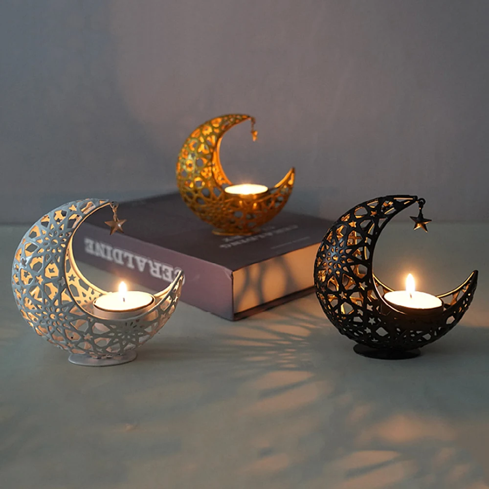 Eid-Mubarak-Candle-Holder-Gold-Black-Moon-Candle-Holder-Islamic-Muslim-for-Home-Ramadan-Kareem ...