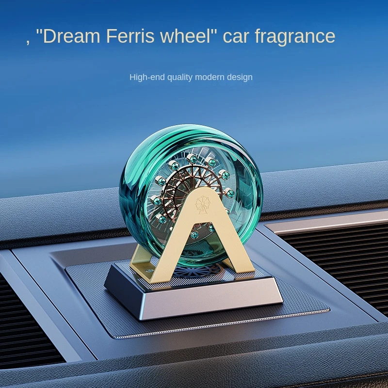 Noria Solar para asiento de Perfume de coche, decoración Interior de ...