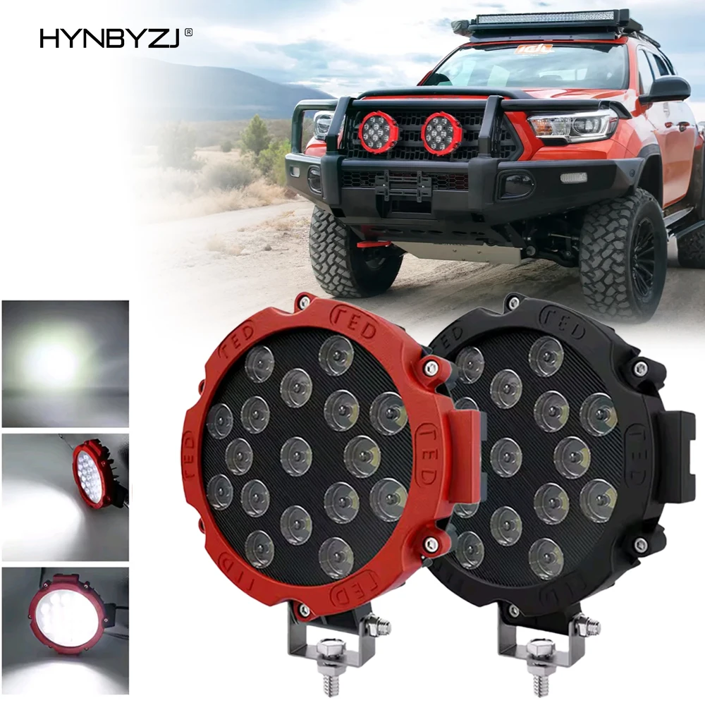 HYNBYZJ 100W LED brillante luz de trabajo todoterreno foco Led faro ...