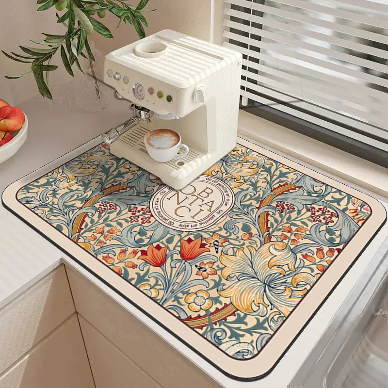 Placemat For Dining Table Absorbent Tableware Mats Dish Drying Mat ...