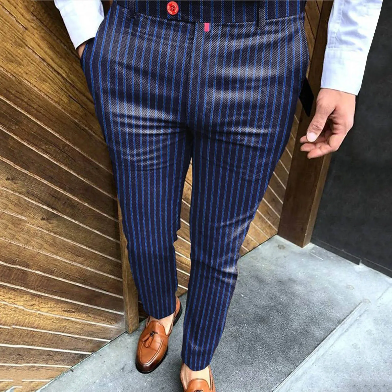 Men-S-Elastic-Foot-Pants-With-Pockets-Casual-Striped-Printed-Party-Suit ...