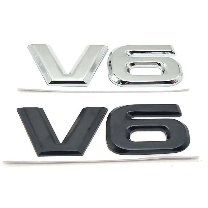 3D-Car-Logo-Sticker-Emblem-Auto-Badge-Decal-For-V6-Mercedes-BMW-Audi ...