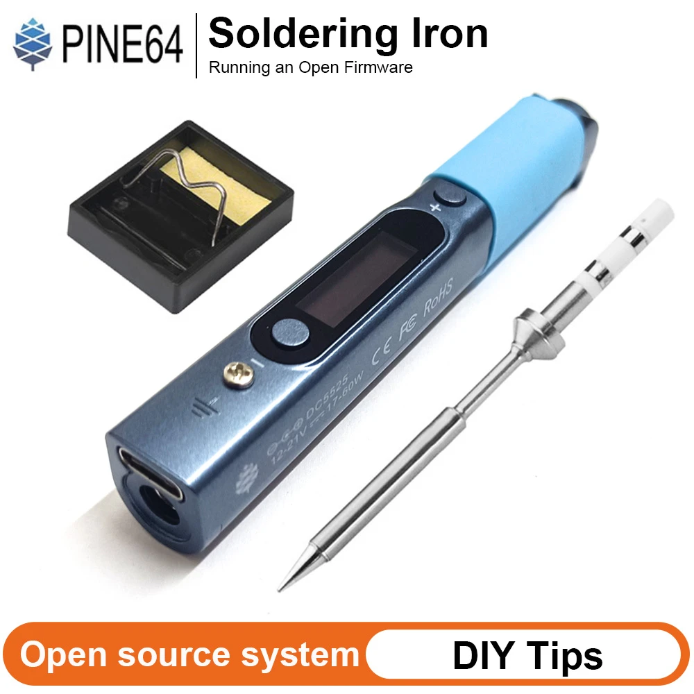 Pine64 Pinecil Soldering Iron | Pine 64 Soldering Iron | Pinecil Solder ...