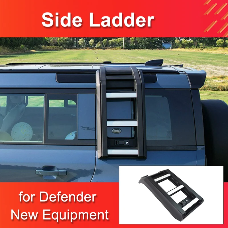 Exterior-Accessories-Ladder-for-Land-Rover-Defender-90-110-2020-2023 ...
