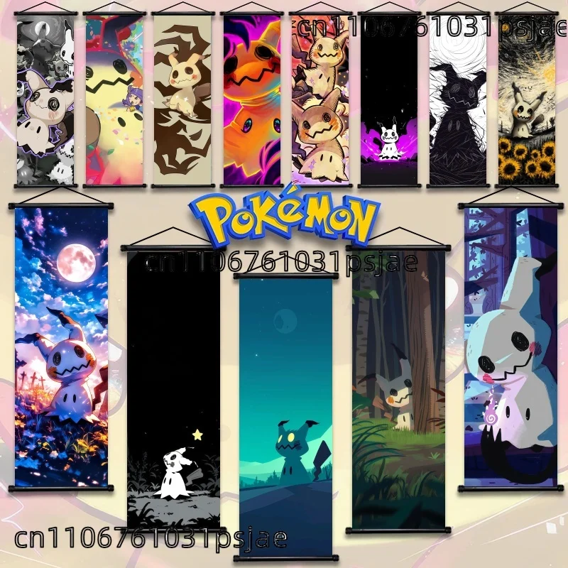 Stunning Mimikyu Scroll Decor, Hi - Qual., Show Allure, for Collectors ...