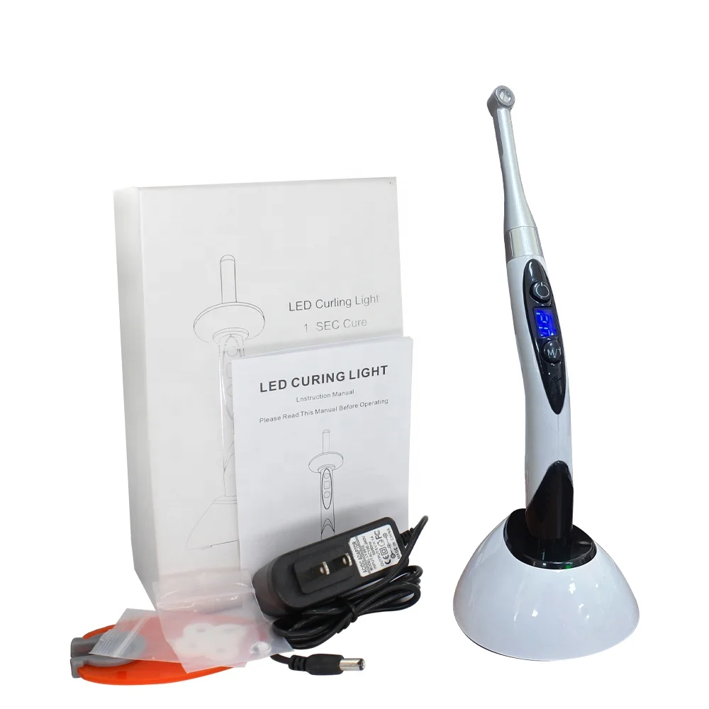 BOXING-Medical-Dentals-LED-Cure-Lamp-Cordless-Wireless-Metal-Head-1S ...