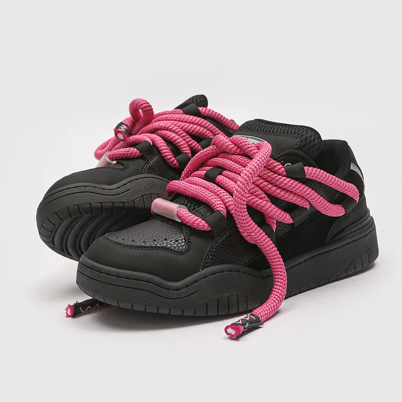 Thick Lace Men Sneaker Mixed Colors Dunks Women Sports Shoes ...