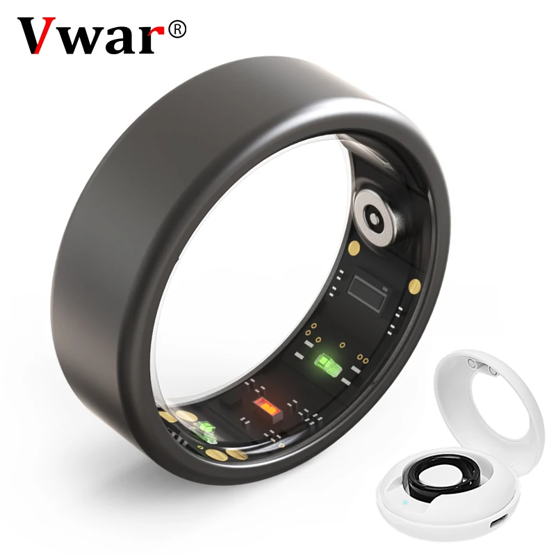 2024-NEW-Nova-Pro-Smart-Ring-with-Charger-Box-Titanium-Steel-Shell ...