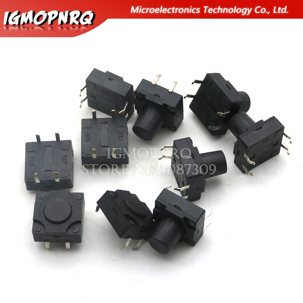 10PCS-12x12-PCB-Tactile-Mini-Push-Button-Switch-SMD-DIP-4pin-Micro ...