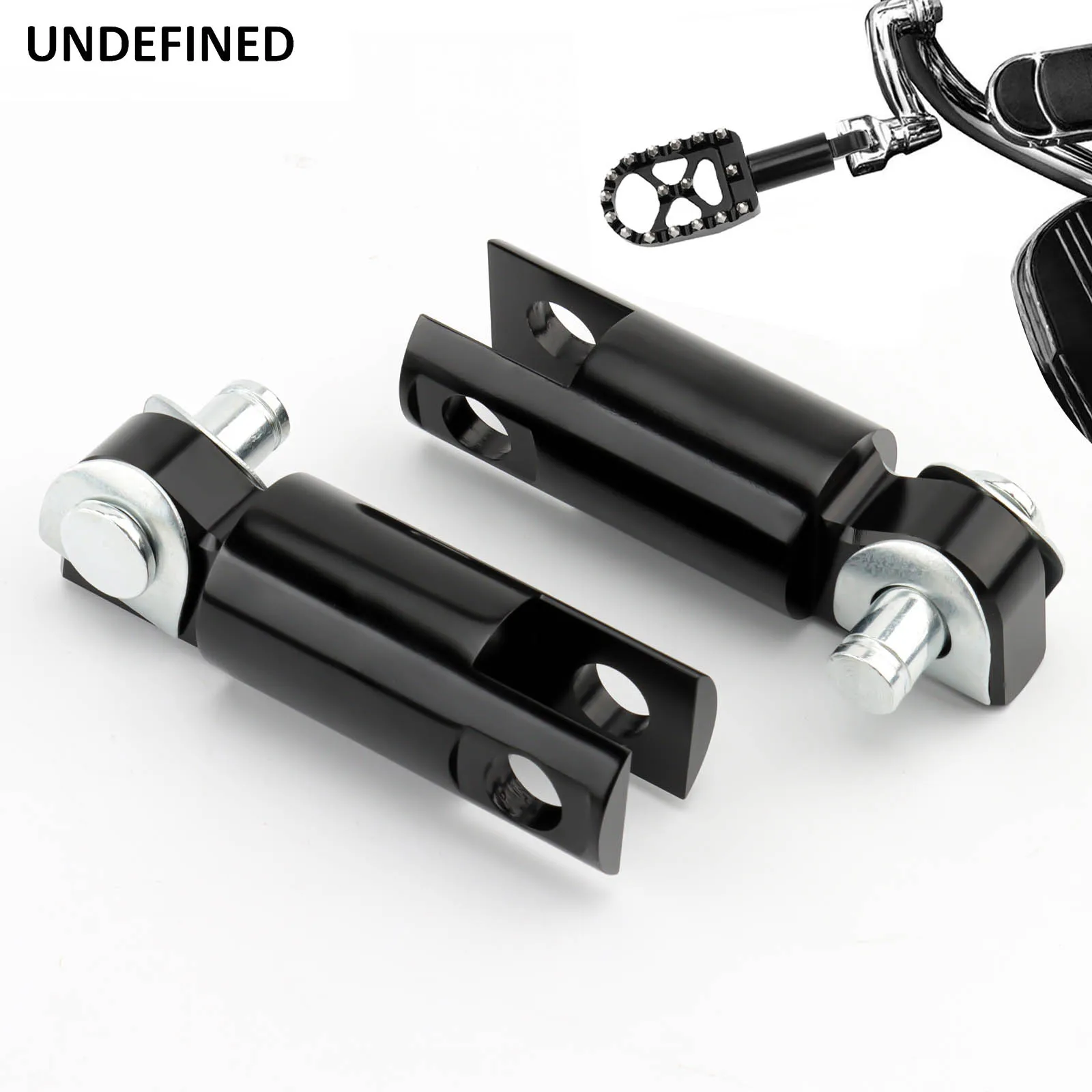 Motorcycle-Foot-Peg-Support-Mount-2-1-2-Stirrup-Heel-Rest-Extender-for ...