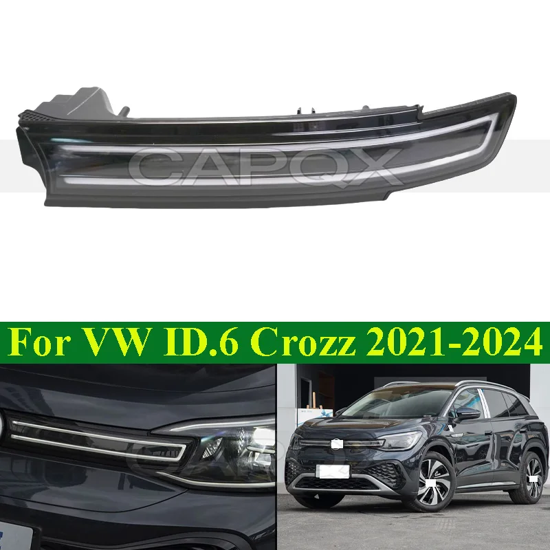 CAPQX LED Daytime Running Light For VW ID6 ID.6 Crozz 2021-2024 Front ...