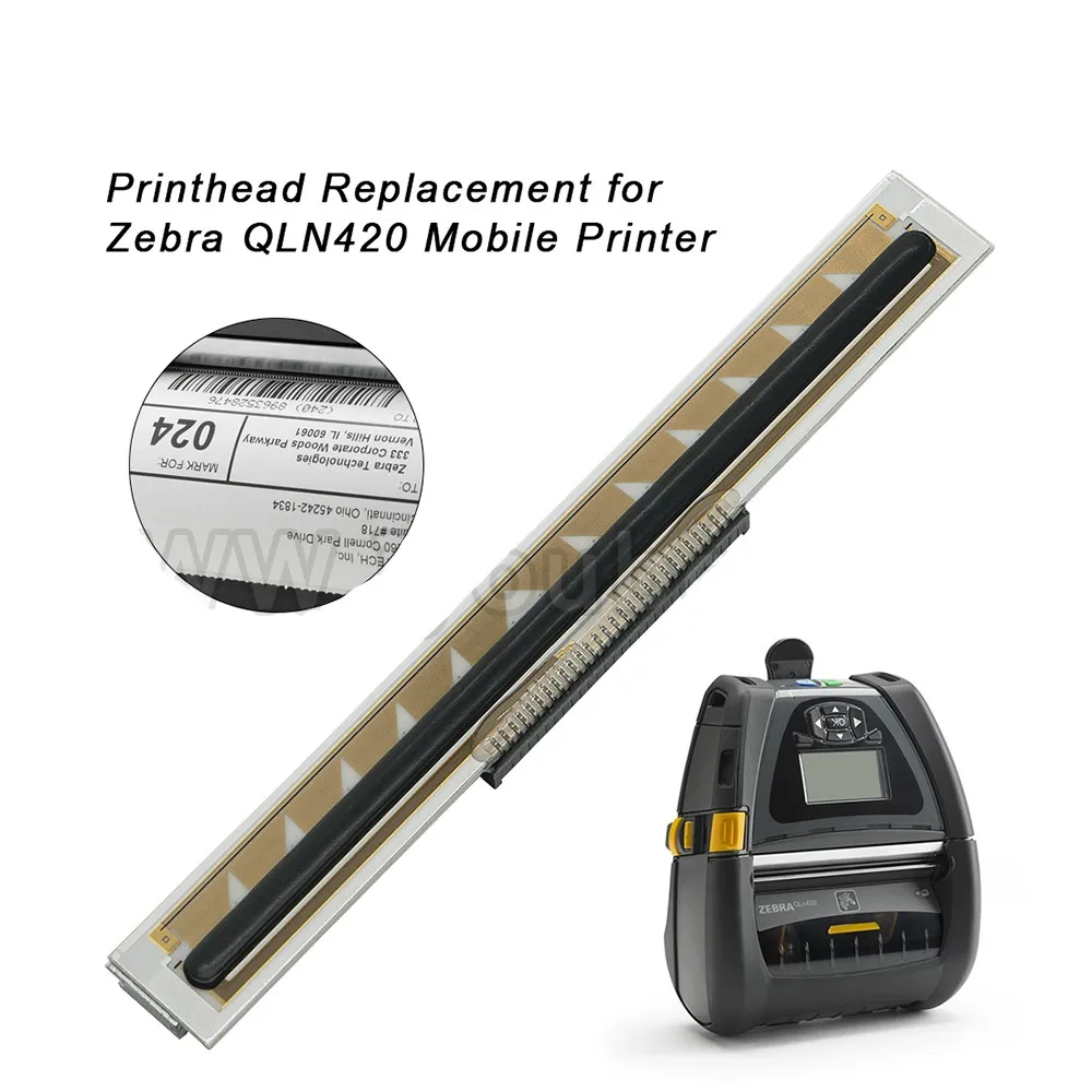 New-Print-Head-Printhead-203dpi-For-Zebra-QLn420-Label-Printer-P-N ...