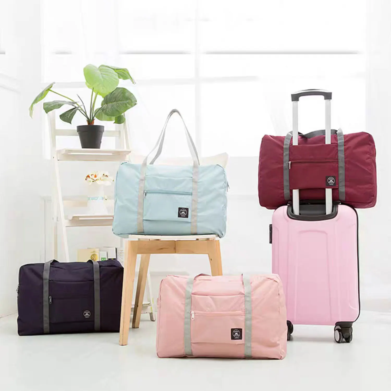 Large-capacity-folding-travel-bag-travel-tourism-spring-trip-can-set ...