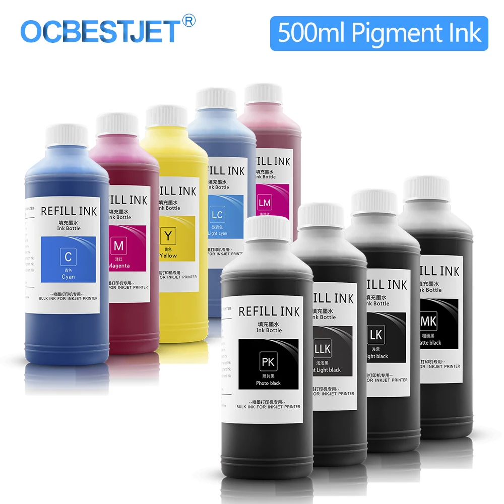Tinta-pigmentada-resistente-al-agua-de-500ML-para-impresora-Epson ...
