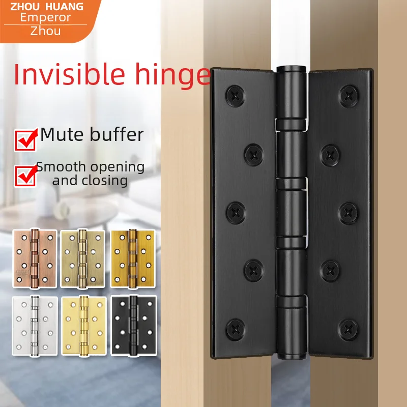 Stainless-Steel-Door-Hinges-4-Inch-5-Inch-Bearings-Plate-Hinge-Large ...
