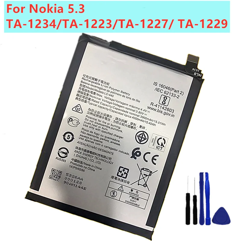 New Orignal High Quality LC-440 4000mAh Battery For Nokia 5.3 TA-1234 ...