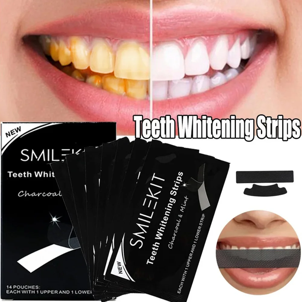 7-Pairs-Teeth-Whitening-Gel-Strips-Professional-Oral-Hygiene-Care ...