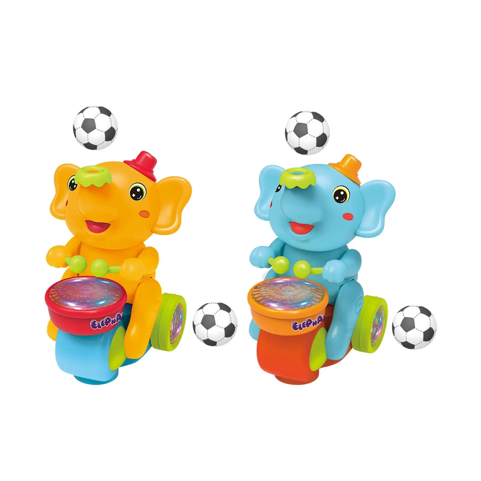 Electric-Musical-Instruments-Toys-Cart-Elephant-Musician-Toy-with-Music ...