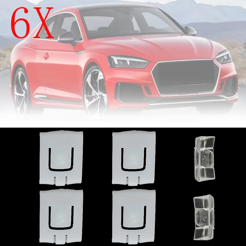 6X-Car-Seat-Slide-Slider-Guide-Rail-Clip-For-Audi-VW-Seat-191-881-213 ...