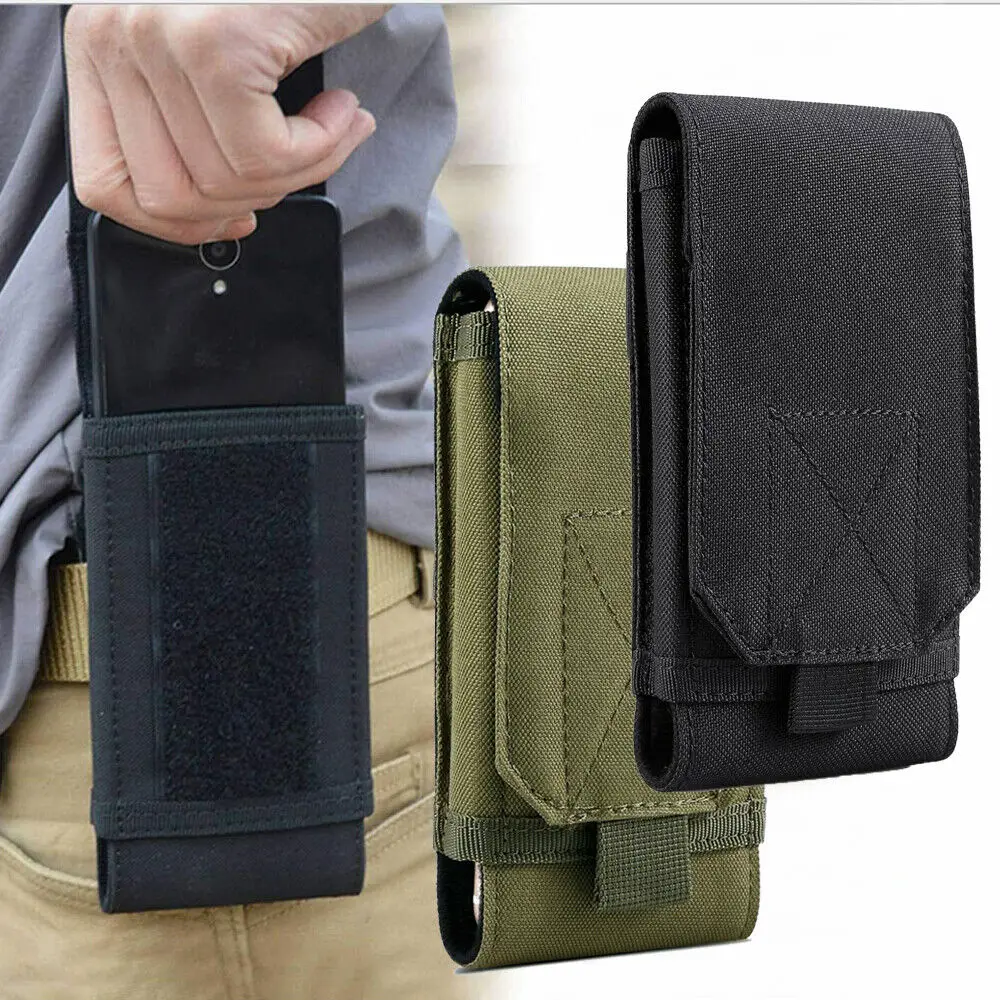 Outdoor Tactical Phone Holder Sports Hunting Bag Molle Pouch EDC ...