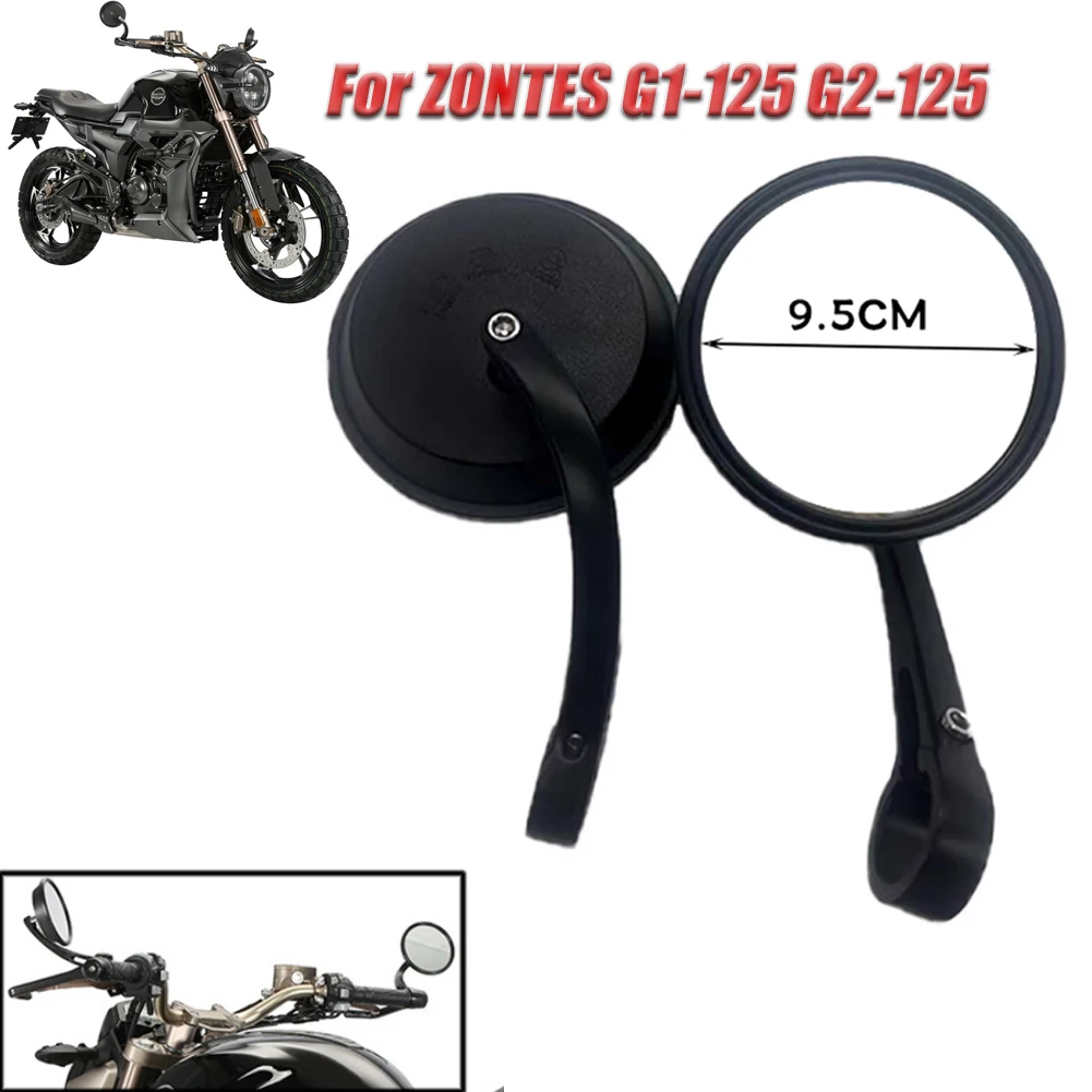 Motorcycle Handlebar Rearview Mirror Angle Folding Reversing Handle Bar ...