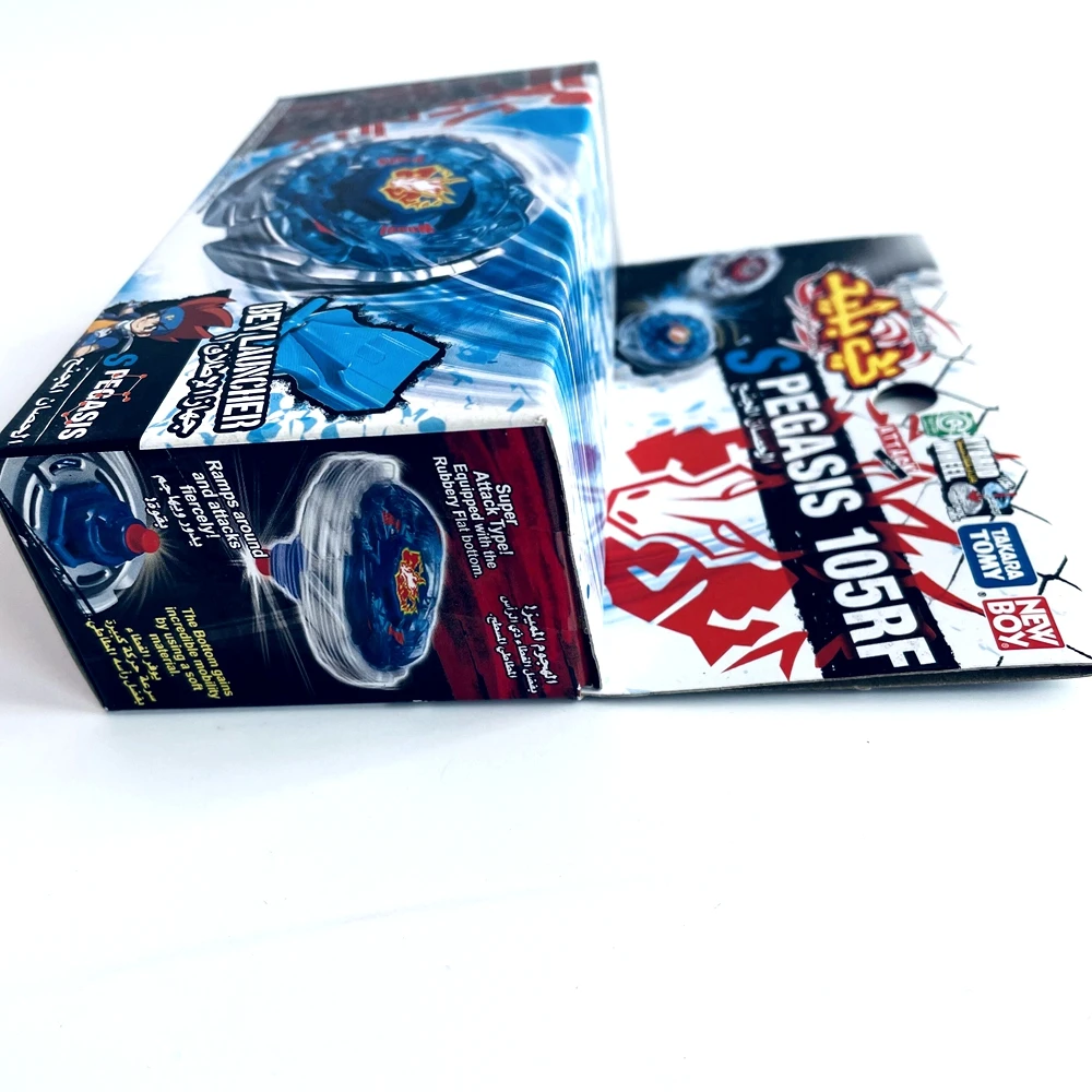 Takara Tomy Newboy Storm Pegasis / Pegasus 105rf Metal Fusion Beyblade ...
